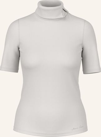 Marc Cain Rollkragenshirt Mit Schmuckperlen grau