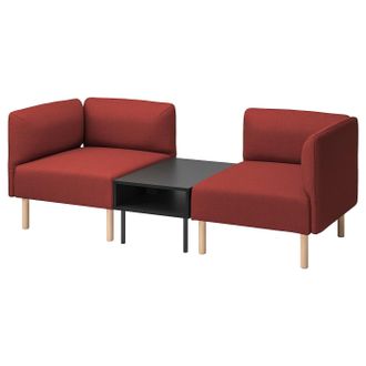 IKEA LILLEHEM 2er-Sitzelement mit Ablage