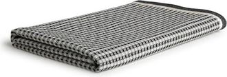 Möve New Heritage Waffelpiquée Handtuch 45 x 90 cm aus 100% Baumwolle, Black/Nature