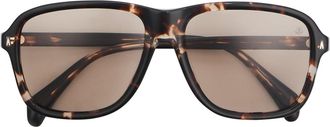Moncler Moncler Reflax Sunglasses, Unisex, Brown, Size: 58