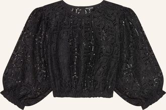 Kinga Mathe Kinga Mathe Dirndlbluse Kinga Aus Spitze Mit 3/4-Arm schwarz