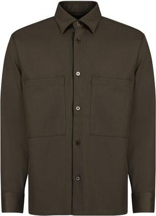 Nn.07 Chemise Freddy en laine m&eacute;lang&eacute;e