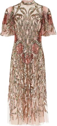 Temperley London Suzani Midikleid mit Pailletten - ROSEWATER