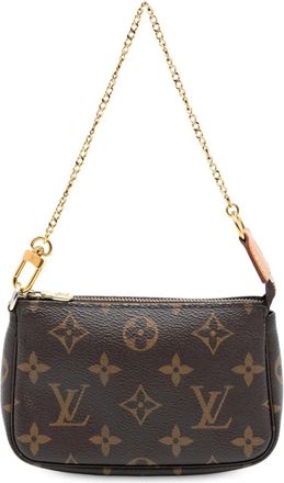 Louis Vuitton Crossbody Bags - Monogram Mini Pochette Accessoires - Gr. unisize - in Braun - für Damen