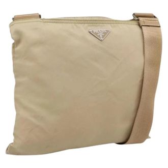 Prada Pre-owned Vintage Nylon Shoulder Bag - - Pre-owned - Damen - Beige - ONE SIZE