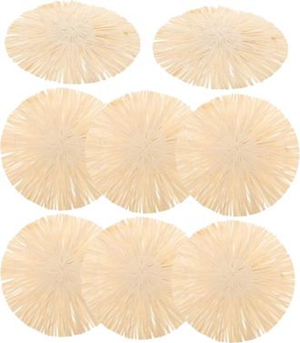 Soimiss 8stücke Hawaiianische Untersetzer Papier Runde Tischmatten Für Getränke Stilvolle Absorbierende Tassenuntersetzer Für Heimdekoration Und Partys