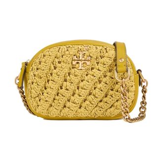Tory Burch Kira Crochet Logo Kameratasche - - Bags - Damen - Gr&uuml;n - ONE SIZE