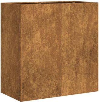 vidaXL Vidaxl - Jardini&egrave;re rouill&eacute; 80x40x80 cm acier inoxydable