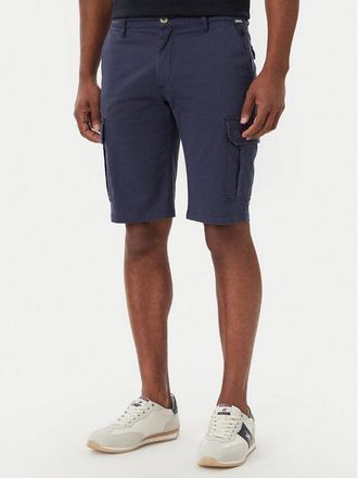 Beverly Hills Polo Club Stoffshorts P-SS26M-B476381 Dunkelblau Regular Fit