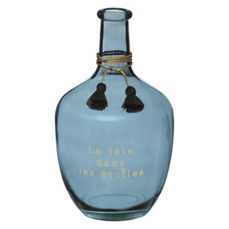 Atmosphera Atmosphera - Vase Dame Jeanne Gypsy - Glas - H31 cm - Grau