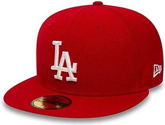 New Era Los Angeles Dodgers 59fifty Cap MLB Basic Red/White - 7 5/8-61cm