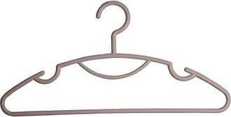 Ordinett 10er Set Kleiderbügel Daphne | Braun | Kunststoff