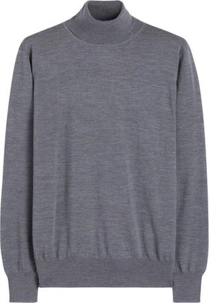 Aspesi Homme, Pulls, Gris, Taille: L Maglia dolcevita in lana merino