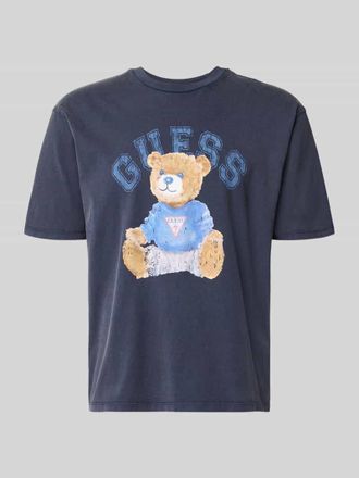 Guess T-Shirt mit Motiv-Print und Rundhalsausschnitt