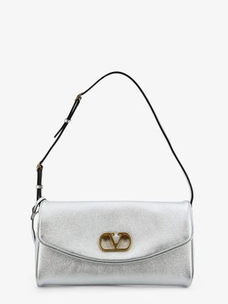 Valentino Garavani DeVain laminated leather shoulder bag - VALENTINO GARAVANI - gender_Woman