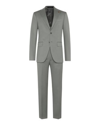 Sartoria Latorre Einreiher-Anzug aus Schurwolle mit steigendem Revers in