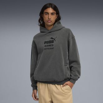 Puma Hoodie PUMA x REPRESENT Homme, V&ecirc;tements, Gris, XXL