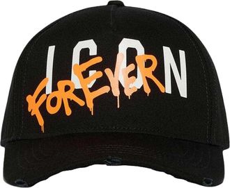 Dsquared2 DSquared2 - Icon Forever Baseball-Mütze (Schwarz)