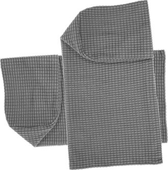 Holibanna 2 Stück Elastische Sofa Armlehnenbezüge Teilig Weiche Fleece Schoner Hellgrau für Büro und Zuhause Schützende Hautfreundliche Armlehnenhussen Langlebi