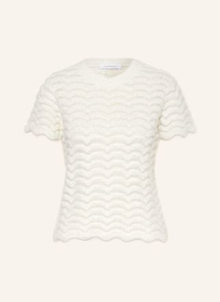 Rich & Royal Strickshirt Mit Pailletten weiss