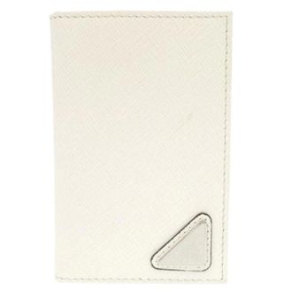 Prada Porte-cartes Pre-owned - Femme - Pre-owned - Beige - Taille: ONE Size