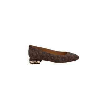 Michael Kors June Flex Empire Signature Logo Ballerina - - Shoes - Damen - Braun - 41 EU