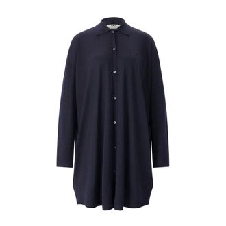 Sminfinity Merino Cardigan - - Dresses - Damen - Blau - XS