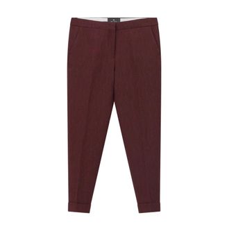 Etro Paisley Wollhose - - Trousers - Damen - Rot - 2XL