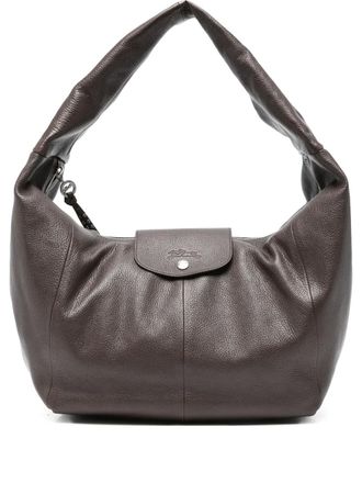 Longchamp grand sac Le Pliage Xtra en cuir - Marron