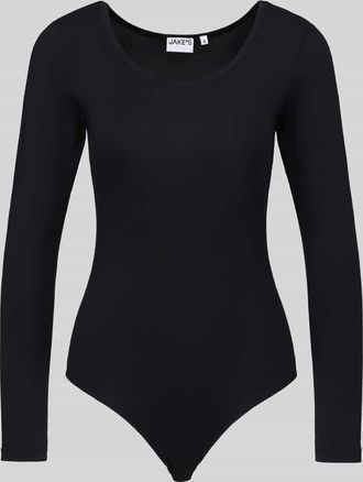 Jake*s Casual Body mit tiefem Rundhalsausschnitt