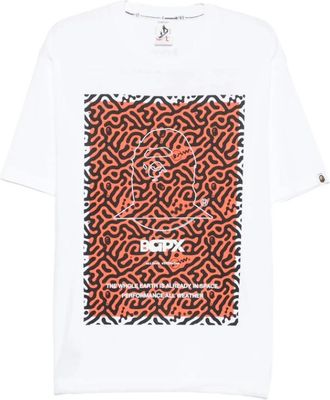 A Bathing Ape A Bathing Ape, Homme, Tops, Blanc, Taille: XL T-shirt