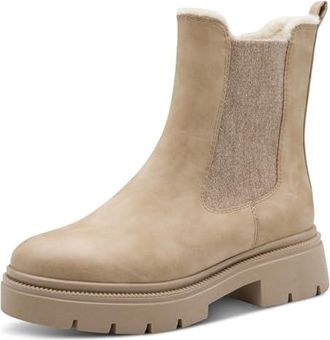 Marco Tozzi Marco Tozzi Chelsea 2-26437-45 Bottes tendance pour femme Beige Taille 41 EU, beige, 41 EU
