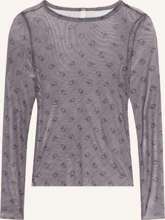 10 Days Longsleeve Aus Mesh blau