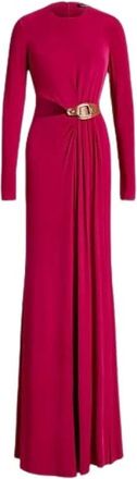Ralph Lauren Robe longue en jersey - Femme - Robes - Rose - Taille: 34 FR
