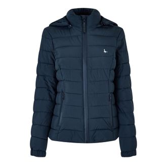 Jack Wills Luna Steppjacke f&uuml;r Damen (Space-Blau)