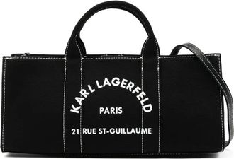 Karl Lagerfeld Krsg Ew Magazine tote bag - Schwarz