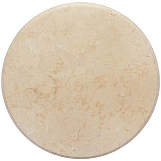 Les Tendances Dessus de table Cr&egrave;me &Oslash;50x2,5 Marbre