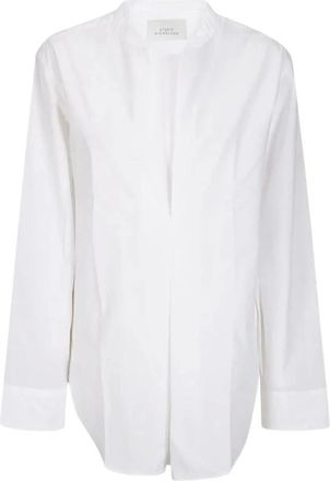 STUDIO NICHOLSON Damen, Blusen & Hemden, Wei&szlig;, MGr&ouml;&szlig;e