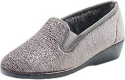 Damart Chaussons irisés Thermolactyl Femme Gris Taille 38