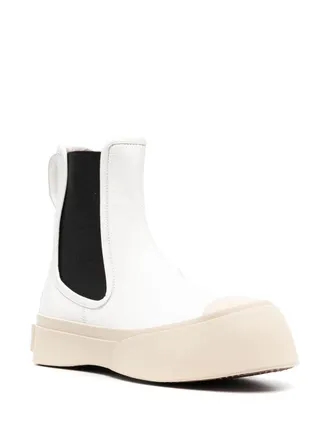 Marni Chelsea Boots - White