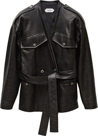 Versace Leather Blouson