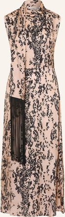 ottod'Ame Ottodame Schluppenkleid beige