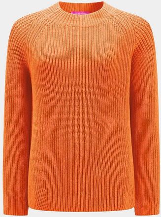 Six-O-Seven Strickpullover Six-o-Seven Grobstrickpullover - ORANGE