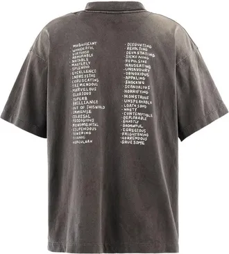 Saint Mxxxxxx Graphic Print T-shirt - Black