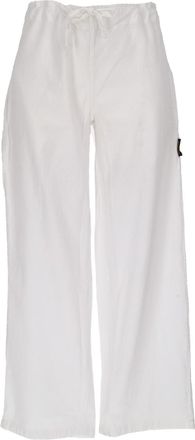 Guru Shop Yogahose, Goa Hose - Weiß, Herren, Baumwolle, Size:M