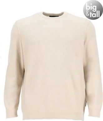 Marc O'Polo Herren Pullover beige unifarben