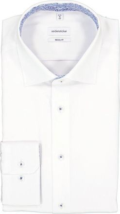 Seidensticker Seidensticker Herren Hemd wei&szlig; Baumwolle