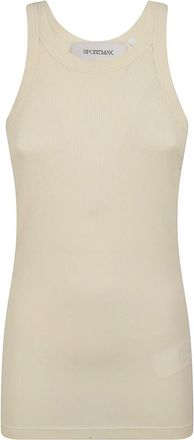 Max Mara Femme, Tops, Blanc, Taille: 38 FR Top Fumato
