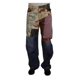 Dolce & Gabbana Patchwork Jeans aus Denim - - Jeans - Herren - Mehrfarbig - M