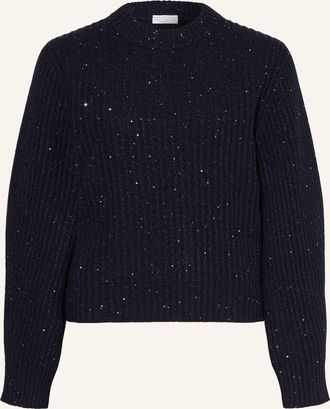 Brunello Cucinelli Brunello Cucinelli Pullover Mit Cashmere Und Glitzergarn blau